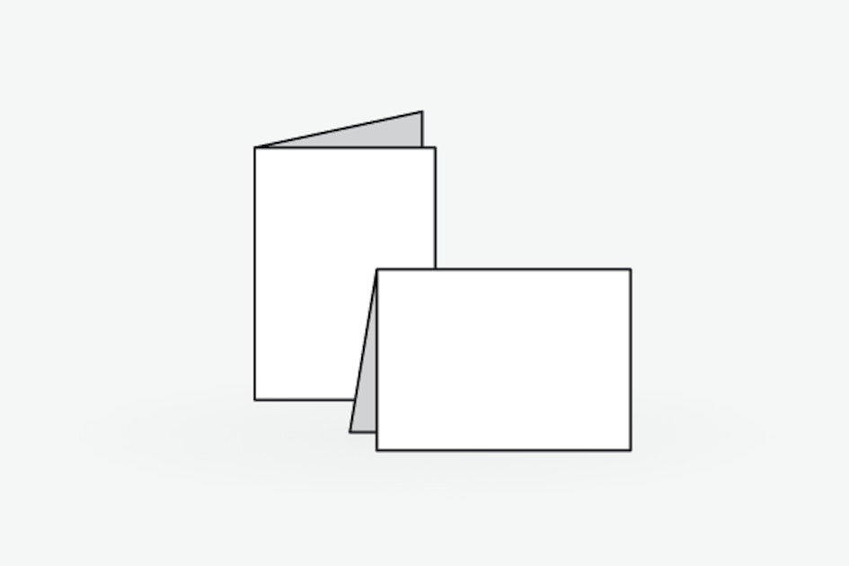Blank Folded Card Templates - WHCC