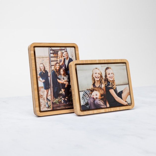 Bamboo Tabletop Frames for Metal Prints | WHCC